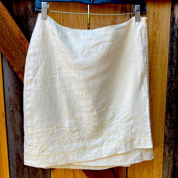 Skirts | Mag Linen Wrap Skirt | Poshmark